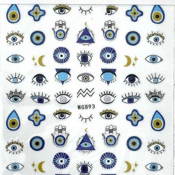 Makeup | Evil Eye Nail Decals | Poshmark